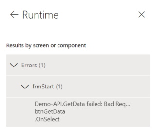 Power Apps - Error Handling for APIs - Never Stop Learning