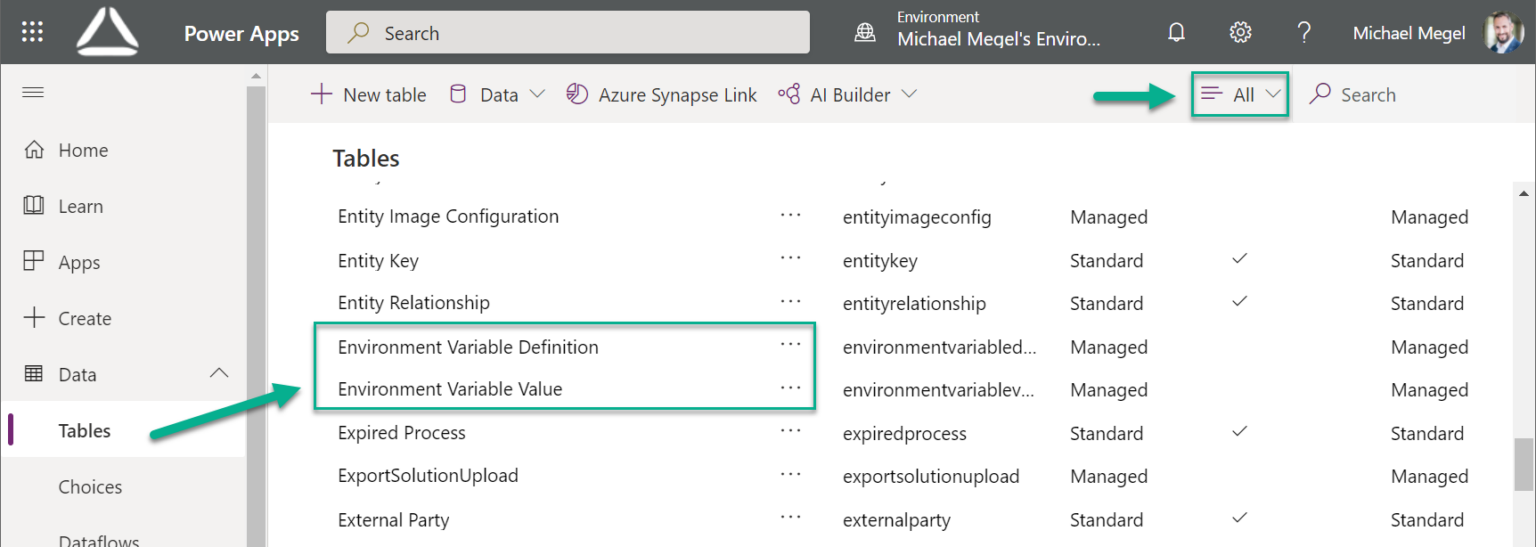 Application Lifecycle Management for PowerApps: Environments