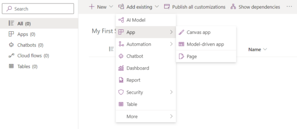 Application Lifecycle Management for PowerApps: Solutions