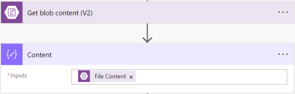 Transforming Data from a Blob Storage File