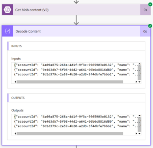 Transforming Data from a Blob Storage File