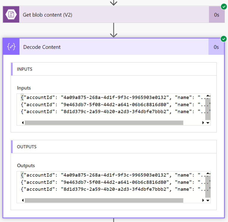 Transforming Data from a Blob Storage File
