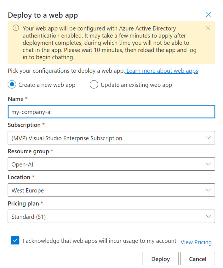 Using Azure OpenAI Chat Completion in Business