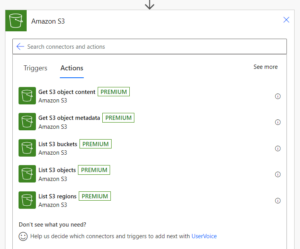 Upload files into AWS S3 Bucket with Power Automate