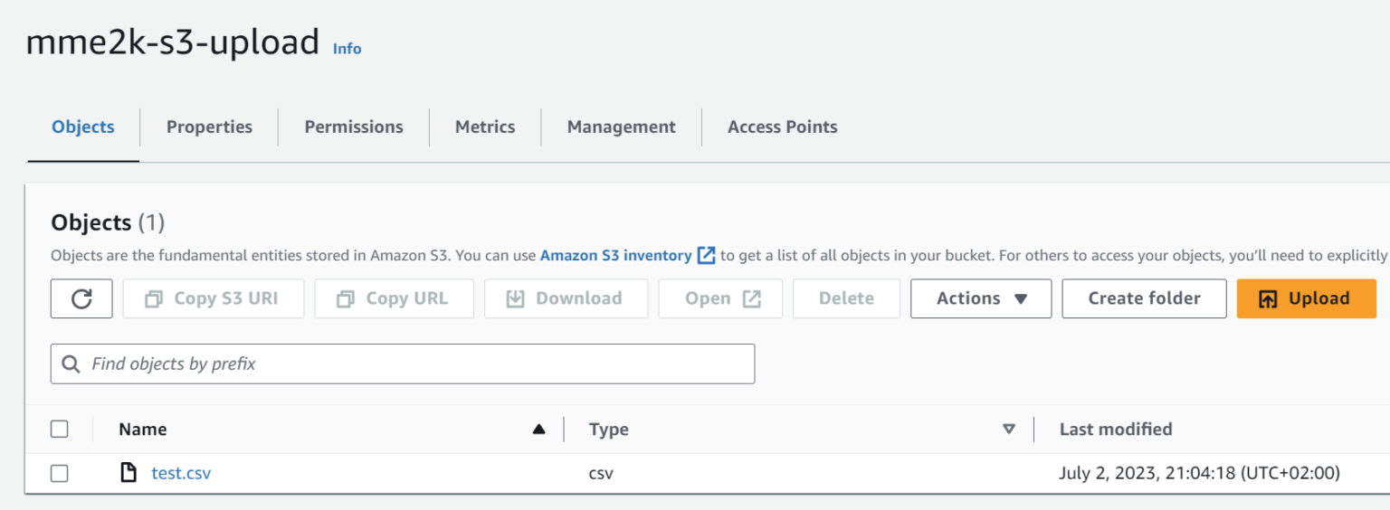 Upload files into AWS S3 Bucket with Power Automate