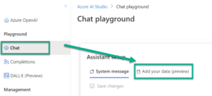 Adding a Data Source to Azure OpenAI