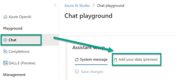 Adding a Data Source to Azure OpenAI