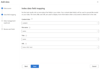 Adding a Data Source to Azure OpenAI