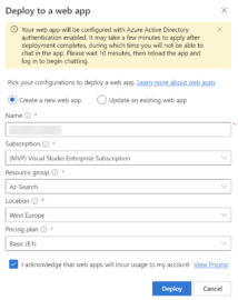 Adding a Data Source to Azure OpenAI