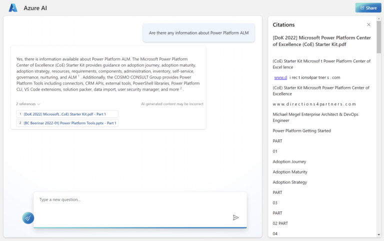 Adding a Data Source to Azure OpenAI