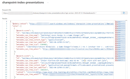 Azure Cognitive Search and SharePoint for Azure OpenAI