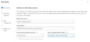 Azure Cognitive Search and SharePoint for Azure OpenAI