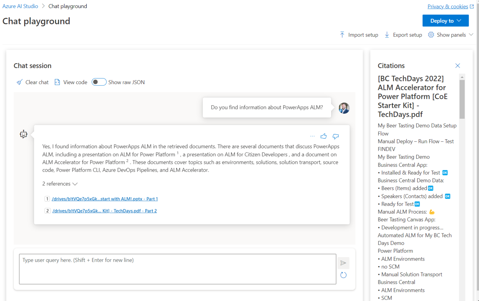 Azure Cognitive Search and SharePoint for Azure OpenAI