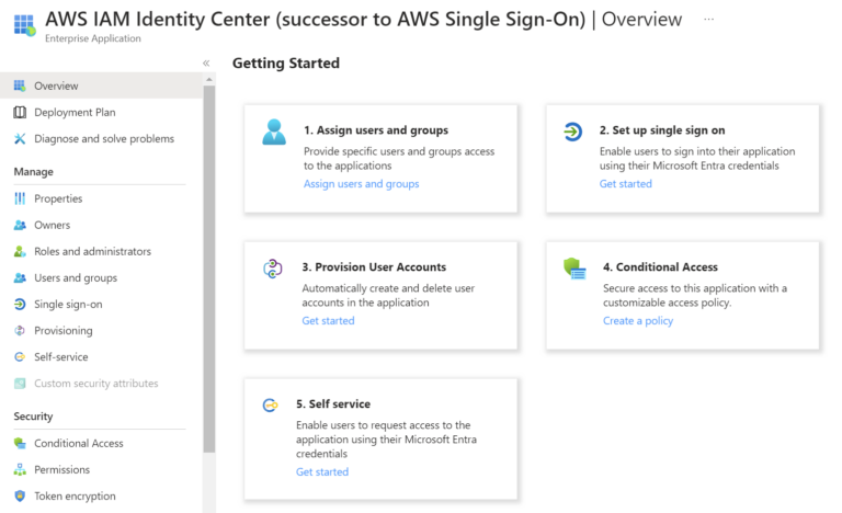 AWS Single Sign-On with Microsoft Entra ID