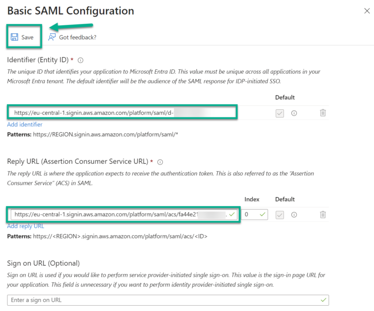 AWS Single Sign-On with Microsoft Entra ID