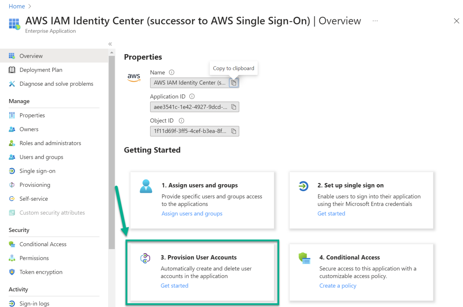 AWS Single Sign-On with Microsoft Entra ID