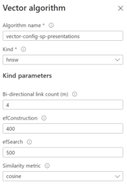 Embedding Vector for Azure AI Search