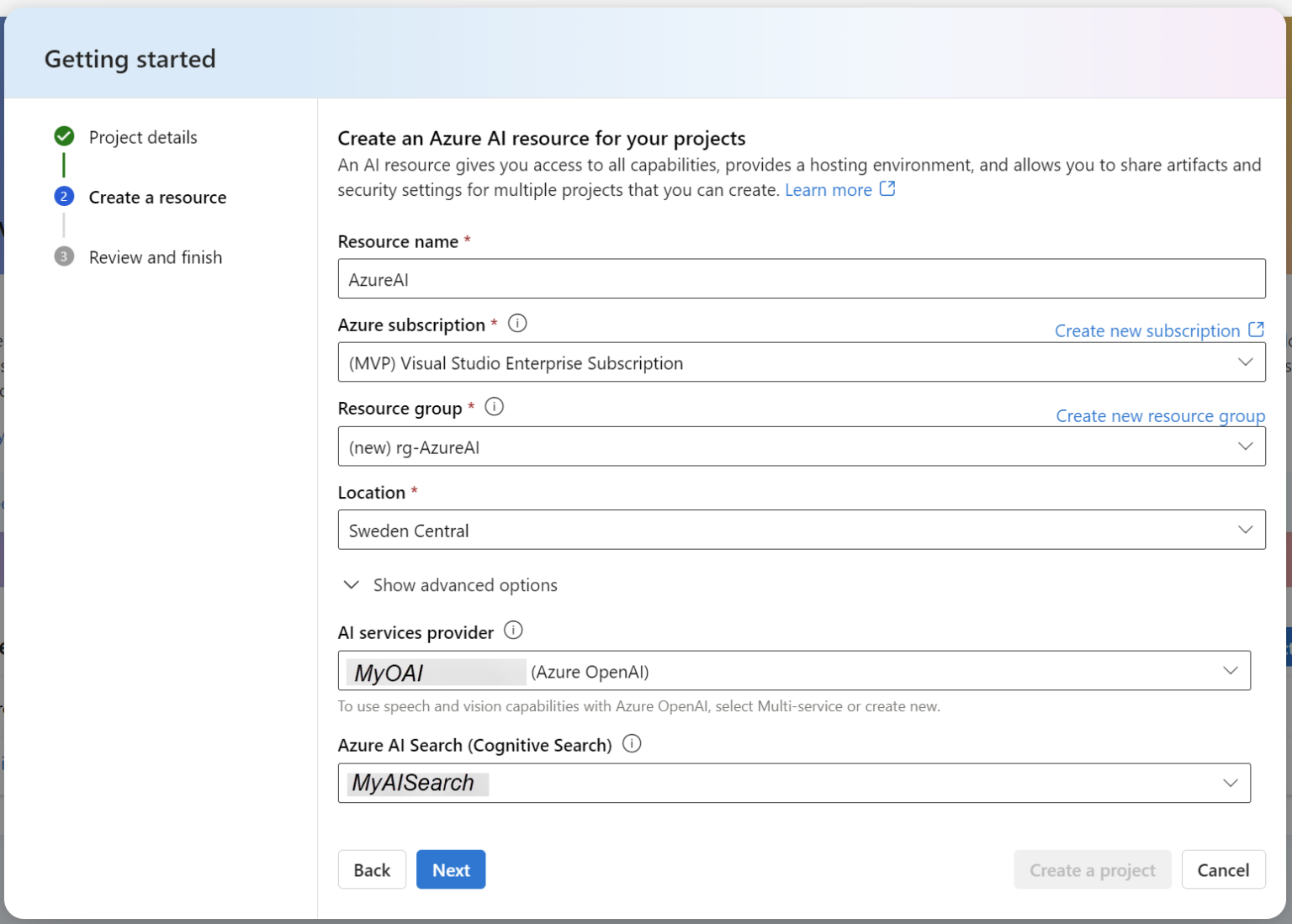 Getting started with Azure AI Studio