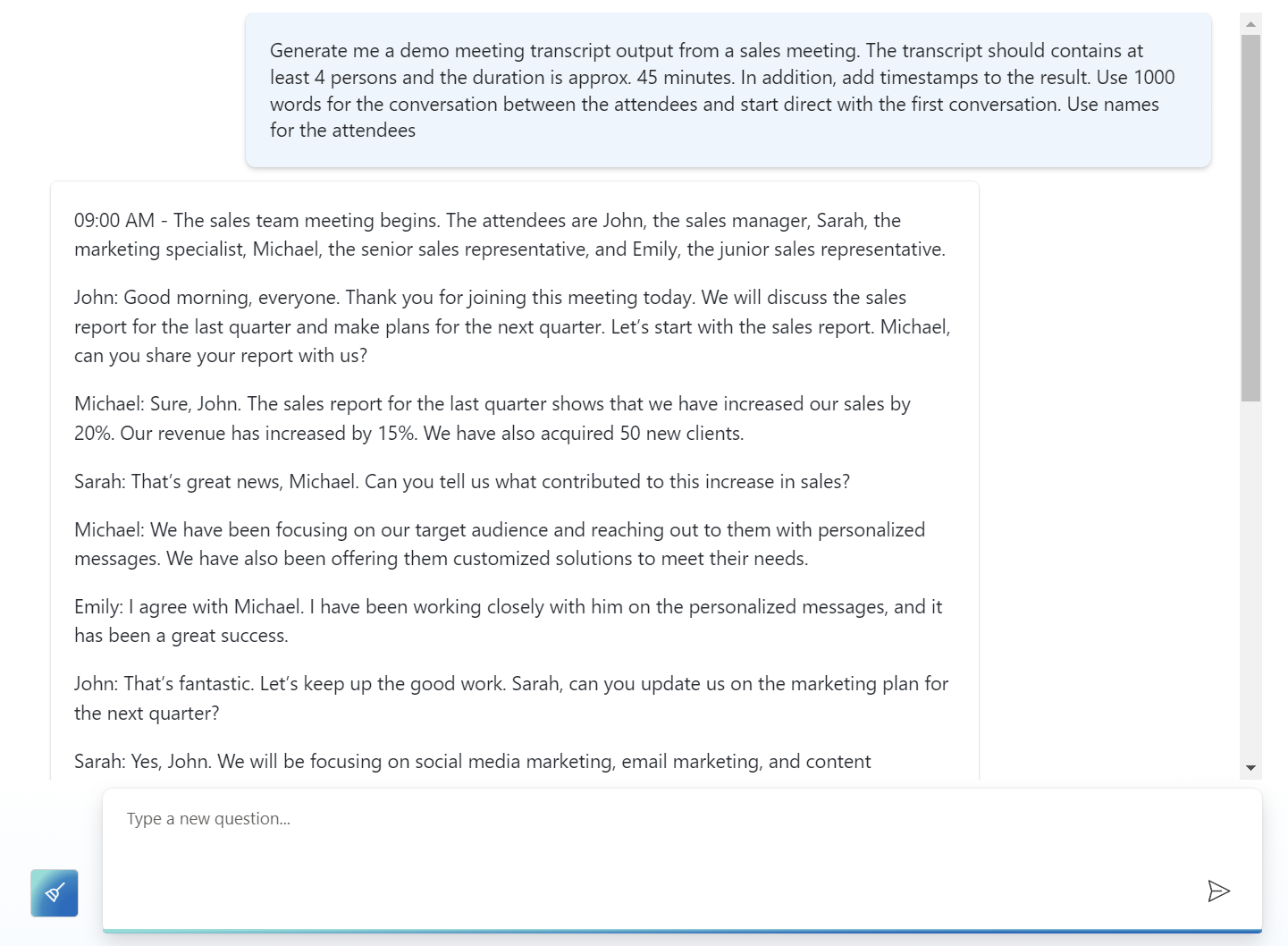 Using GenAI - Generate my Meeting Minutes!