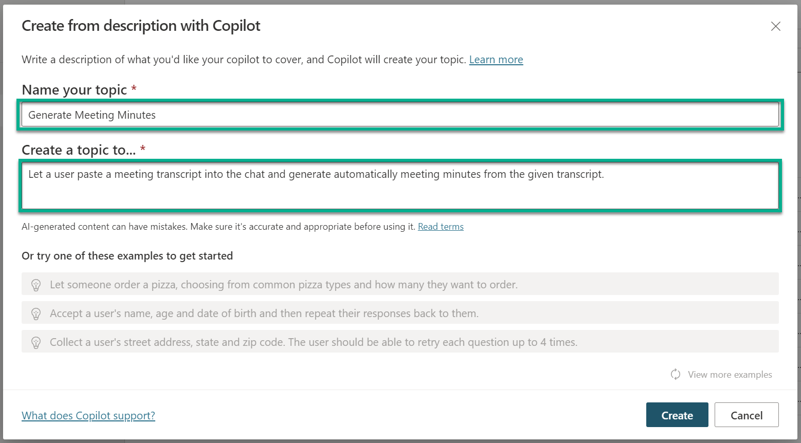 Using GenAI - Meeting Minutes Copilot