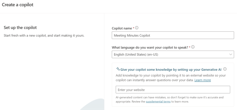 Using GenAI - Meeting Minutes Copilot