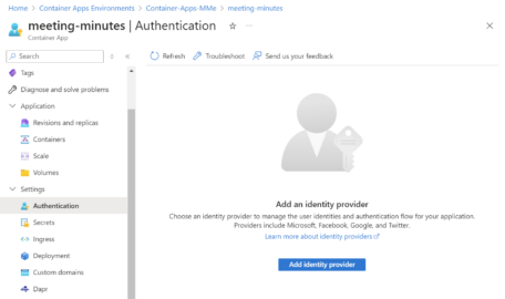 Custom Connector for Container Apps with Easy Auth Security