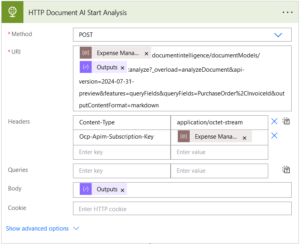 Using Document Intelligence from Power Automate Flow