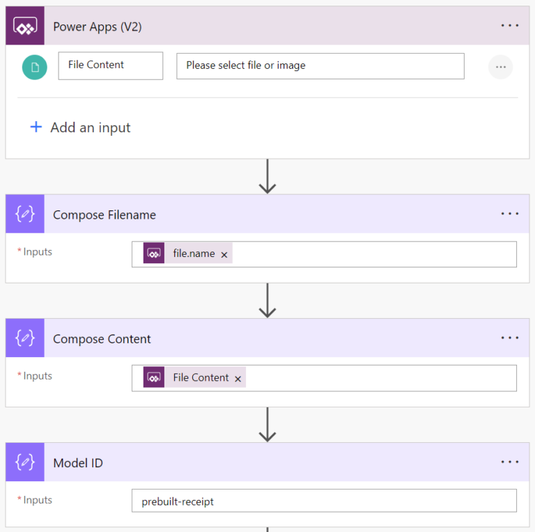 Using Document Intelligence from Power Automate Flow